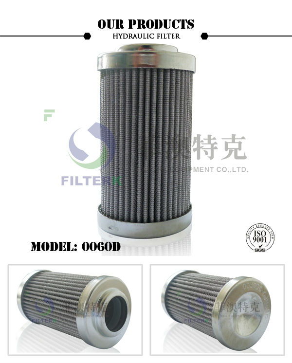 High Pressure Oil Cartridge Filter Element Replacement 0060D010BH4HC Model