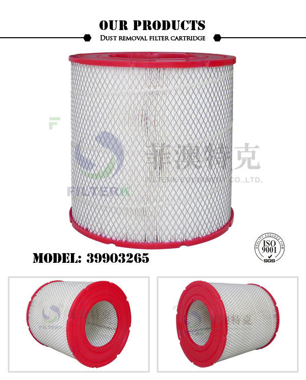 Pleated Air Compressor Filter Cartridge , Air Compressor Air Filter ...