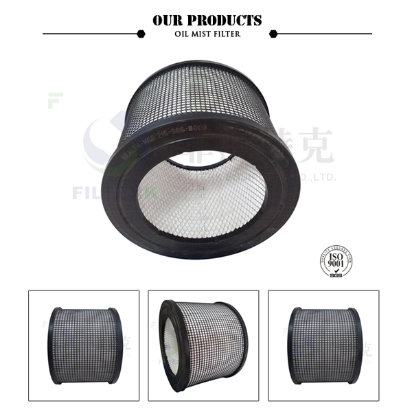 Lightweight Oil Mist Filter Element Separator Replacement FX3000 Serial