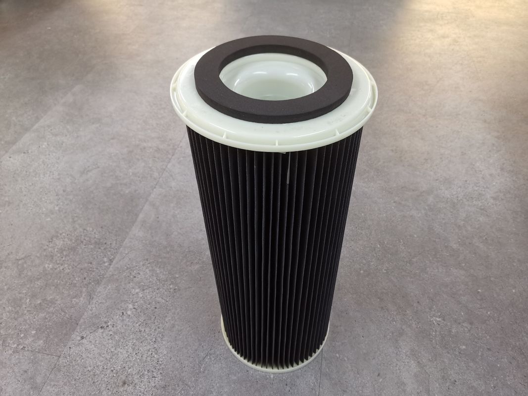 Cylindrical Anti Static Polyester Dust Collector Air Filter For Amano ...