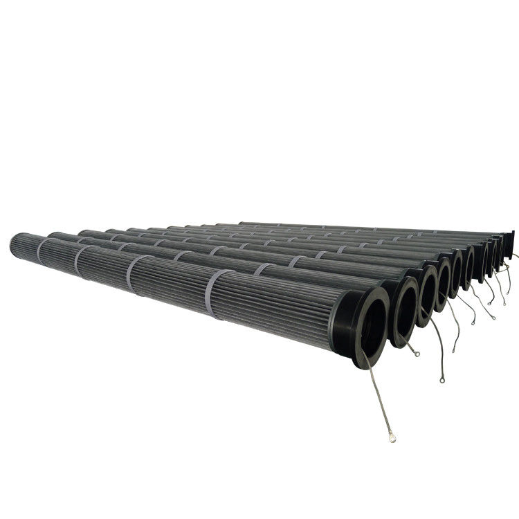2 Meters Pleated Filter Bags , BHA Cement Anti Static Industrial Filter ...