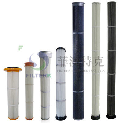 Pulse Jet Bag Cartridge Filter Element For Dust Collecting 153 * 1000mm ...