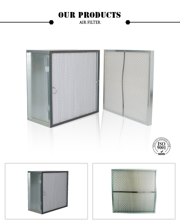 Aluminum Foil Air Compressor Filter Cartridge Fiberglass Material ...